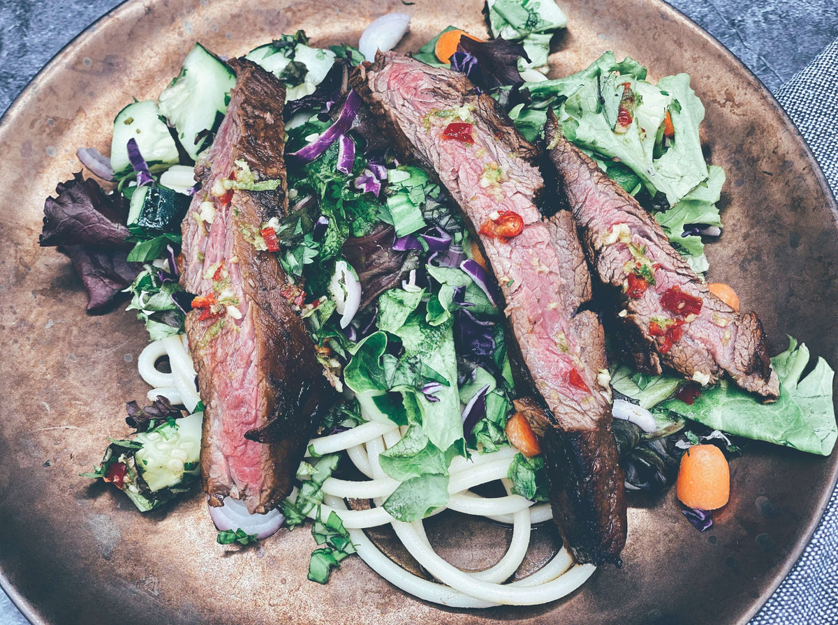 Flank Steak Salad | Triple C Angus
