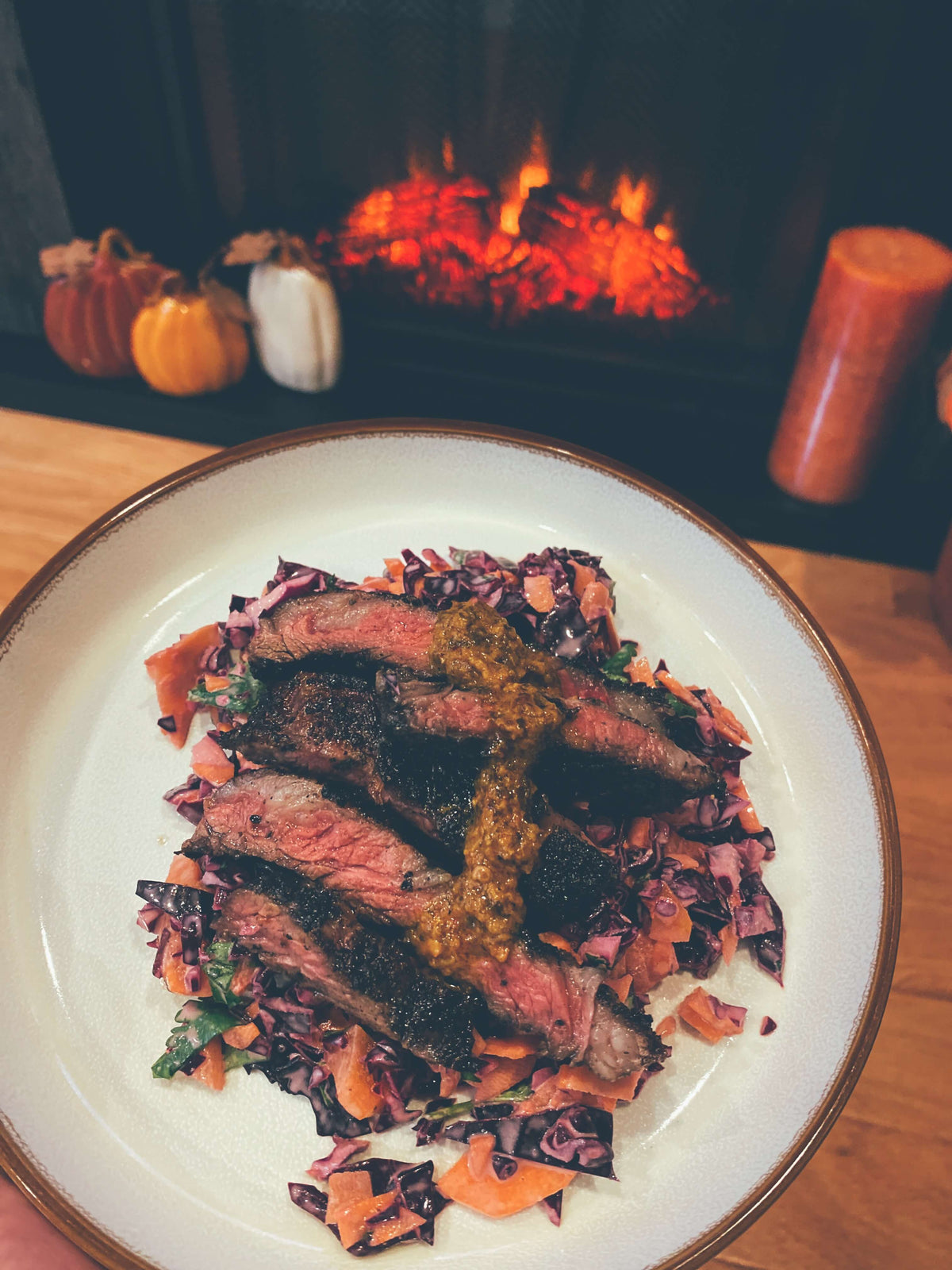 Skirt Steak & Slaw | Triple C Angus